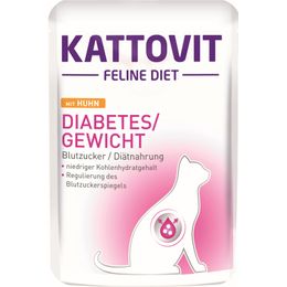 Kattovit Feline Diet Diabetes 24x85g Huhn