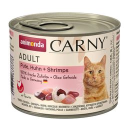 animonda CARNY Adult Pute, Huhn & Shrimps 6x200 g