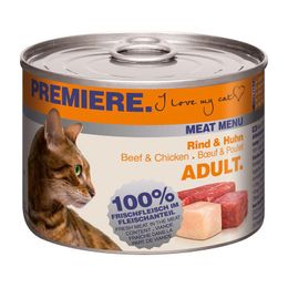 Premiere Meat Menu Adult Rind & Huhn 12x200 g