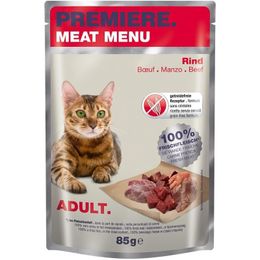 Premiere Meat Menu Adult Rind 12x85 g
