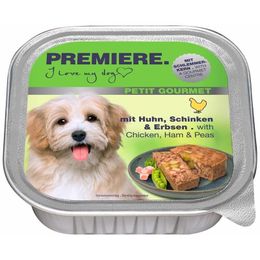 Premiere Petit Gourmet Schlemmerkern Huhn, Schinken & Erbsen 22x150 g