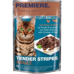 Premiere Tender Stripes Huhn & Rind 28x85 g