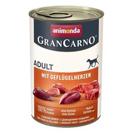 animonda GranCarno Original Adult Geflügelherzen 24x400 g