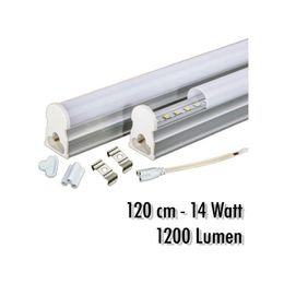 Meditrade GmbH T5 neonröhre led 14 watt 120 cm 1200 lmn für innenbereich weisses licht deckenleuchte Kühles Weiß - Kühles Weiß