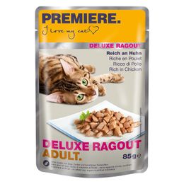 Premiere Deluxe Ragout Adult Reich an Huhn 88x85 g