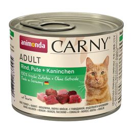 animonda CARNY Adult Rind, Pute & Kaninchen 12x200 g