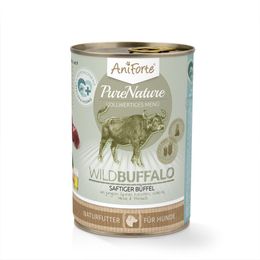 AniForte Nassfutter WildBuffalo Büffel mit Spinat (6 x 400g) 2,4 kg