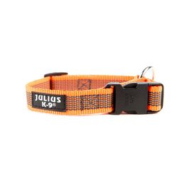 JULIUS-K9 Julius K9 Halsband 25mm x 39-65cm orange/ grau