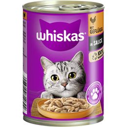 whiskas Adult 1+ Sauce 12x400g Geflügel