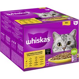 whiskas Multipack 1+ Geflügel Auswahl in Sauce 24 x 85g