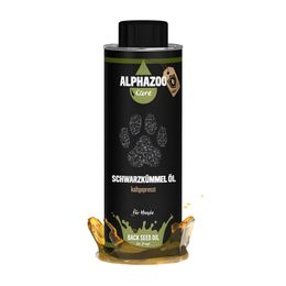 ALPHAZOO Premium Schwarzkümmelöl für Hunde 250 ml