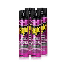 Raid Insektenfalle 4x Raid Multi Insekten-Spray Frischer Duft 400 ml