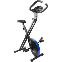 Fjoerdesports Heimtrainer Faltbarer Heimtrainer mit LCD Display Hometrainer Fitnessfahrrad (Maximales Benutzergewicht 110 Kg inkl. verstellbaren Sitz