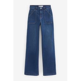 next Push-up-Jeans Weit geschnittene Jeans mit Utility-Tasche (1-tlg)