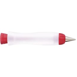 Cuisipro Dekorierstift Deluxe mit 2 Tüllen, rot|weiß