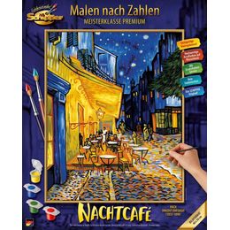Schipper Malen nach Zahlen Das Nachtcafé nach Vincent van Gogh (1853 - 1890), Meisterklasse Premium, bunt