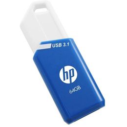 HP x755w USB-Stick (USB 3.2, Lesegeschwindigkeit 75 MB/s), blau|weiß