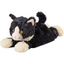 Warmies® Wärmekissen Katze liegend, für die Mikrowelle und den Backofen, schwarz