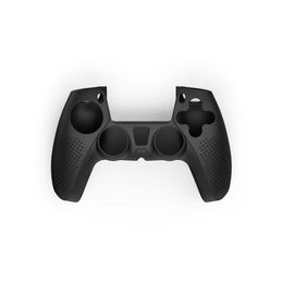 Hama Controller-Schutzhülle Grip-Schutzhülle für PlayStation 5 Controller Schwarz, schwarz