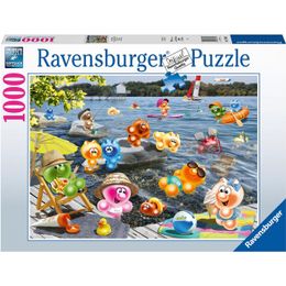 Ravensburger Puzzle Gelini Seepicknick, 1000 Puzzleteile, Made in Germany; FSC® - schützt Wald - weltweit, bunt