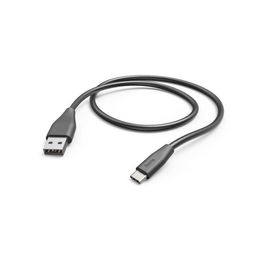 Hama USB-Kabel Ladekabel, USB-A - USB-C, 1,5 m, Schwarz USB-Kabel