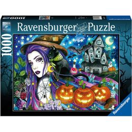 Ravensburger Puzzle Halloween, 1000 Puzzleteile, Made in Germany, FSC® - schützt Wald - weltweit, bunt