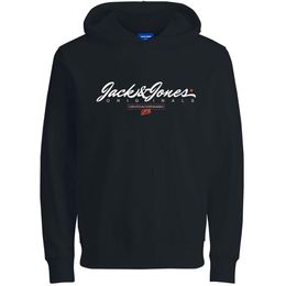 Jack & Jones Jack & Jones Junior Symbol Hood Kapuzenpullover schwarz in 140
