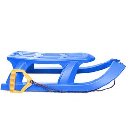 ONDIS24 Kinderschlitten Rennrodel Bob Arrow mit Metallkufen blau