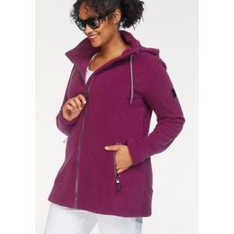 sheego Große Größen: Fleecejacke, fuchsia, Gr.52/54