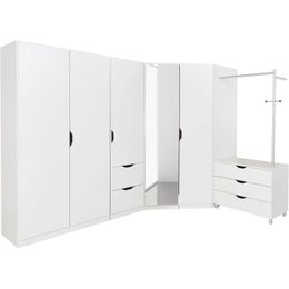 Rauch Schrank-Set Freiham, (Set, 5-St), 5-teilig, weiß