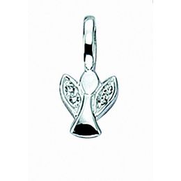 Adelia´s Adelia´s Charm-Einhänger 925 Silber Charms Anhänger Engel mit Zirkonia, mit Zirkonia Silberschmuck für Damen, silberfarben