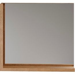 Inosign Spiegel Premont (1-St), Rahmen und Ablagefläche in Holzoptik, B/H ca.: 80/72 cm, braun