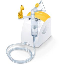 Beurer Inhalationsgerät IH 26 Kids, Set 12-tlg., Medizinprodukt, braun|gelb|weiß
