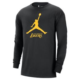 Los Angeles Lakers Essential Jordan NBA-Longsleeve für Herren - Schwarz