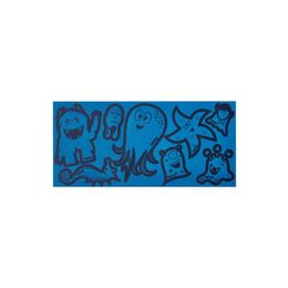 Ergobag Schulranzen Ergobag Sticker Reflexie-Sticker Set Monster Blau