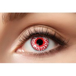 Eyecatcher Farblinsen Bloodshot Kontaktlinsen. Blutige Effektlinsen
