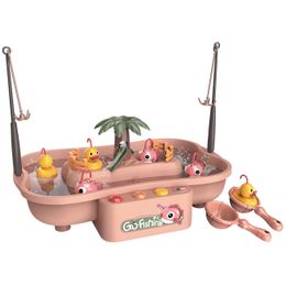 Diakakis Badespielzeug Angel Wasserspiel mit Enten und Fischen 21-tlg