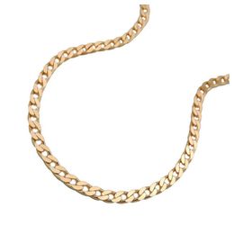 Erario D'Or Goldarmband Armband Weitpanzerkette 14Kt GOLD 19 cm