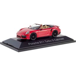 Herpa Modellauto Herpa 071482 Porsche 911 Turbo S Cabrio 1:43