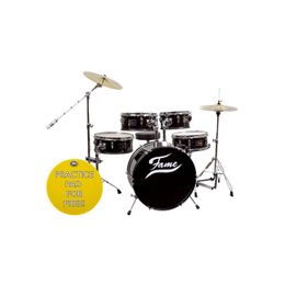 Fame Schlagzeug, Schlagzeug Practice Set incl. Cymbals & Hocker