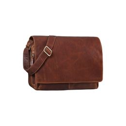 STILORD Laptoptasche "Tom" Vintage Leder Umhängetasche