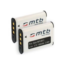 mtb more energy [BAT-427 - Li-Ion] Kamera-Akku kompatibel mit Akku-Typ Sony NP-BY1 620 mAh (3