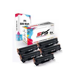 SPS Tonerkartusche Druckerpapier A4 + 5x Multipack Set Kompatibel für HP LaserJet Profess