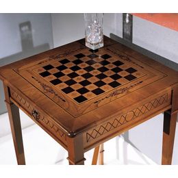 JVmoebel Spieltisch, Schachtisch Spieltisch Tisch Mit Schach Miniatur Studien Brettspiel