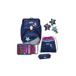 Scout Schulranzen ALPHA Blue Star Schulranzen-Set 5-tlg. (5-teilig)