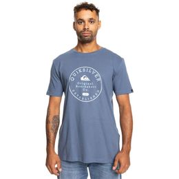 Quiksilver T-Shirt »Circle Trim« Bering Sea XL XL Stoff: Baumwoll-Jersey-Stoff [160 g/m2]