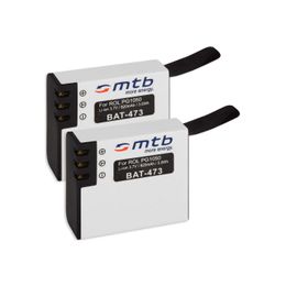 mtb more energy [BAT-473 - Li-Ion] Kamera-Akku kompatibel mit Akku-Typ Rollei AC425/430 850 mAh (3