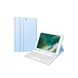 Fintie Tablet-Hülle für iPad 9.7 2018 (6. Gen) mit magnetisch QWERTZ Bluetooth Tastatur