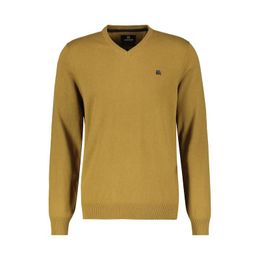 Lerros Strickpullover »V-Neck Pullover mit Kaschmiranteil« DRIED TOBACCO XL XL Weiche Haptik