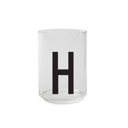 Design Letters Leerglas Trinkglas H